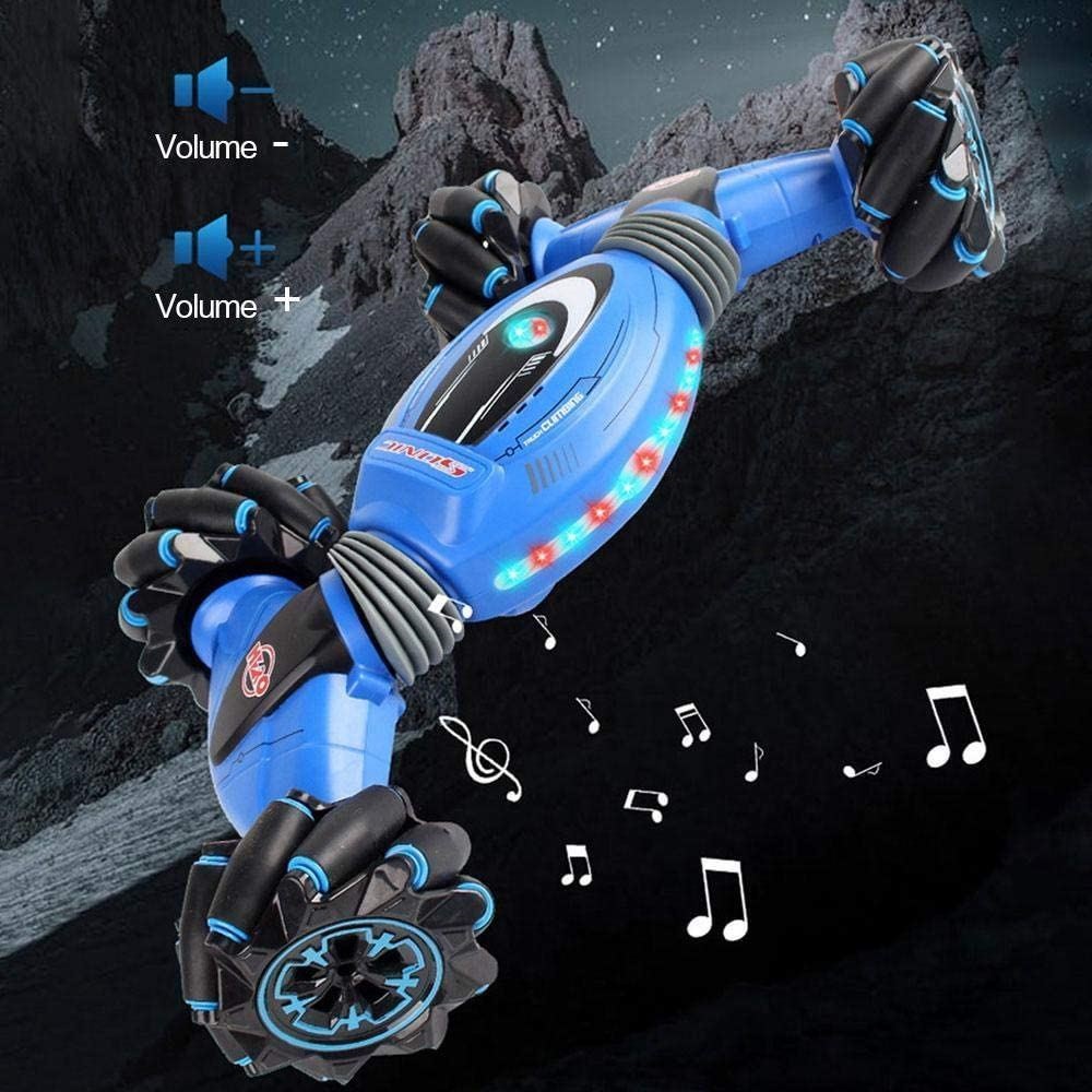 Veľké RC auto 360 ° ovládané pohybom ruky alebo ovládačom - modré ...